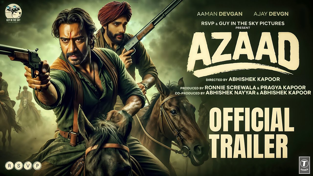 AZAAD - Official Trailer | Ajay Devgn | Rasha Thadani | Aaman Devgn ...