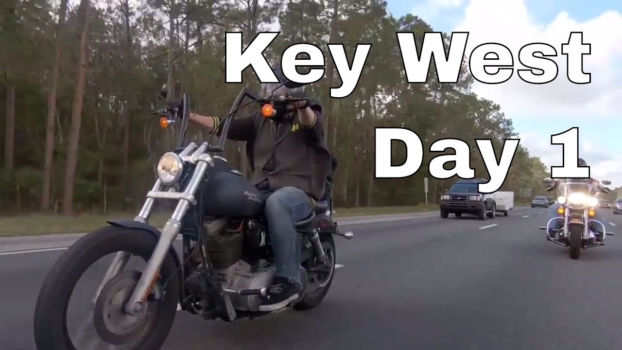 Key West Motorcycle Trip: Day 1 - Half way in Cocoa Beach. FL - YouTube