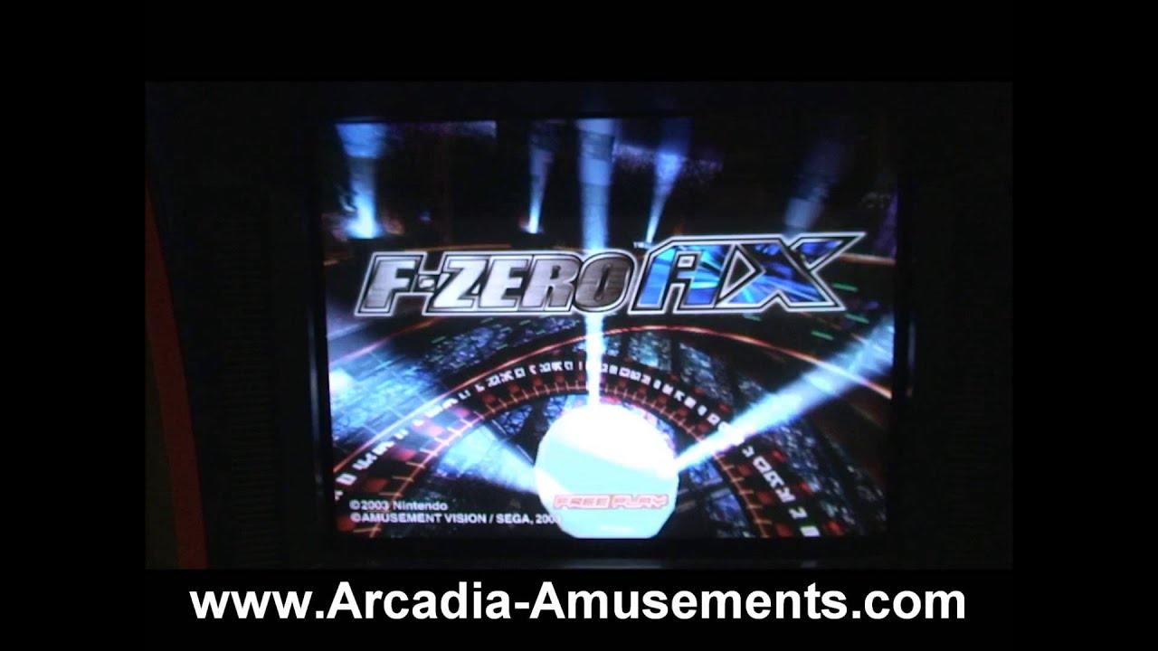 F-Zero AX arcade attract mode - YouTube