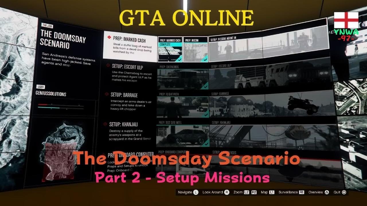 GTA Online - The Doomsday Scenario Pt2 (Setup Missions) - YouTube