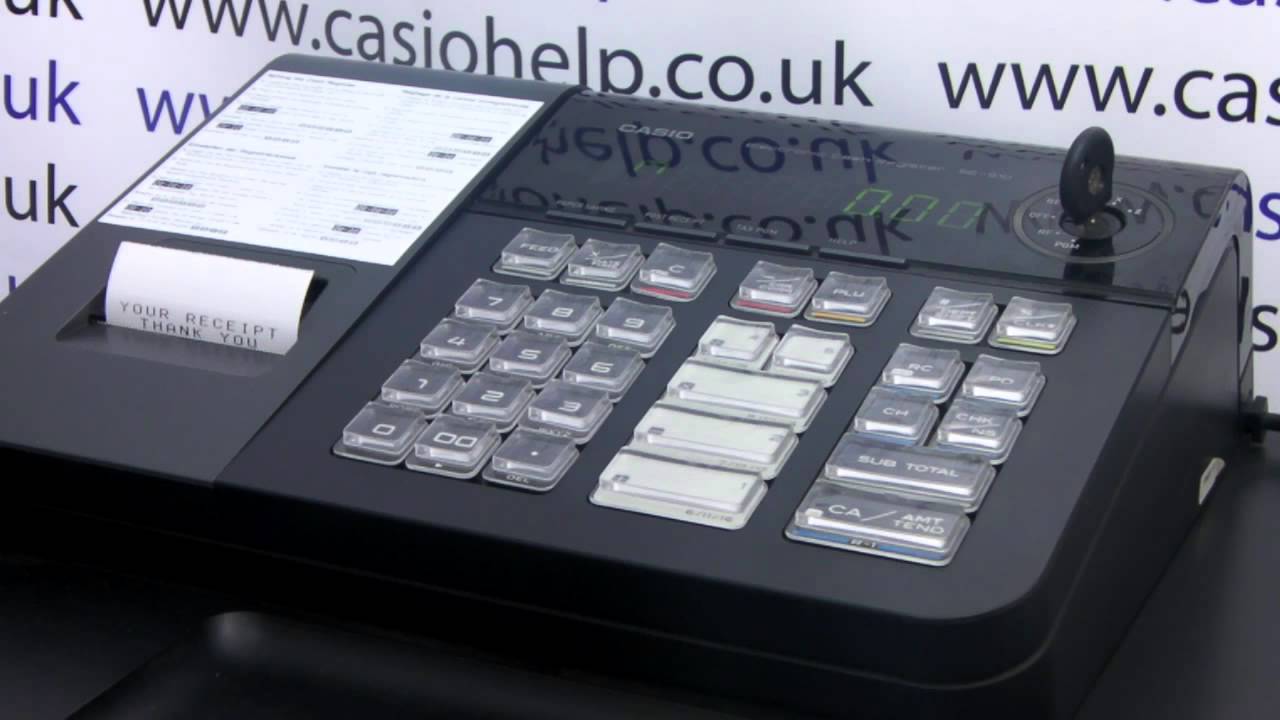 Casio SE-S10 / PCR-T280 How To Do A Flash Reading (X Mode) - YouTube