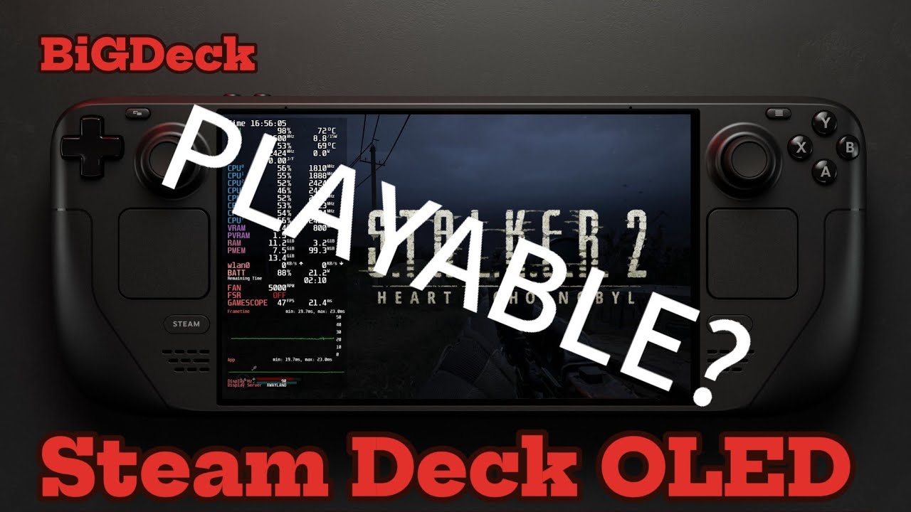S.T.A.L.K.E.R. 2 Steam Deck OLED — How to Make It Playable (Mod ...