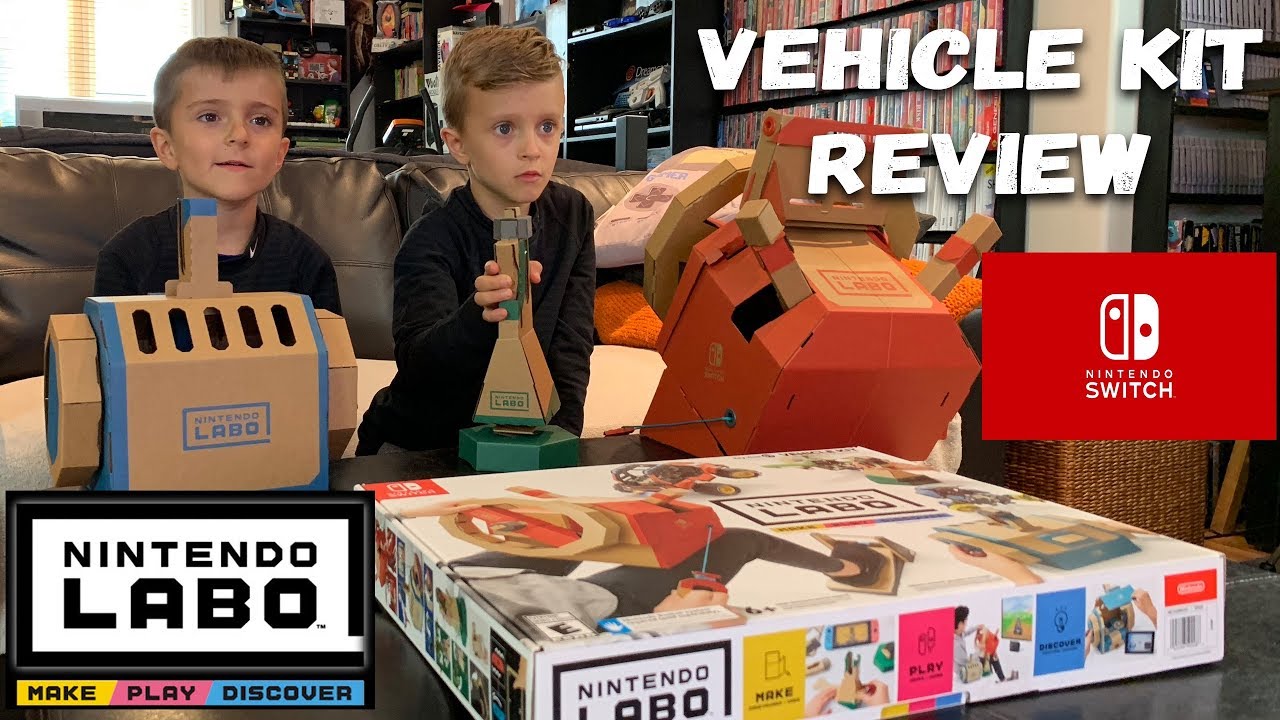 The Nintendo LABO Vehicle Kit Is Awesome!!! Build & Review - YouTube