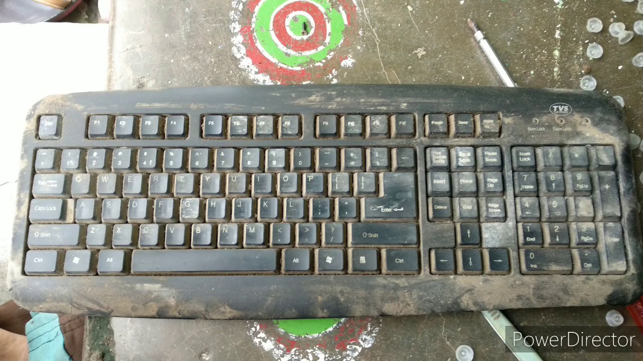Restoration of old keyboard - YouTube