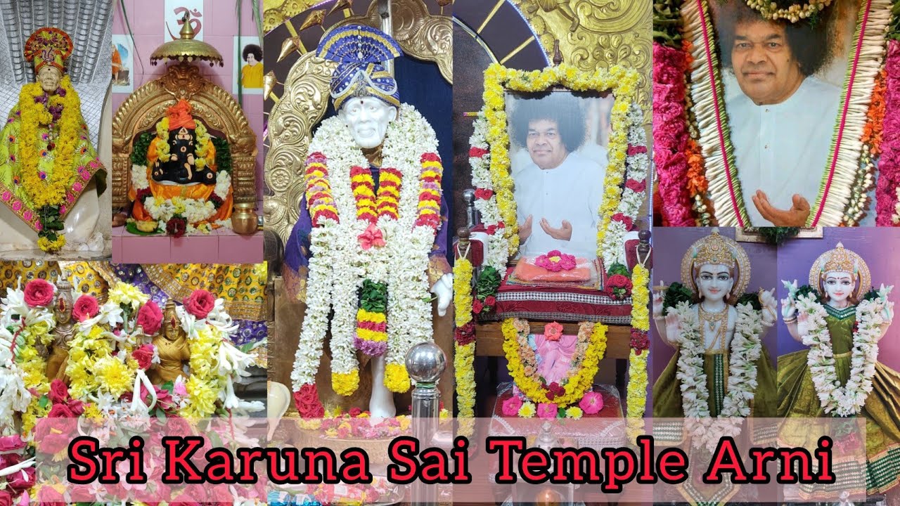 Shiridi Sai Baba 🙏 Sri Karuna Sai temple Arni thiruvannamalai district ...
