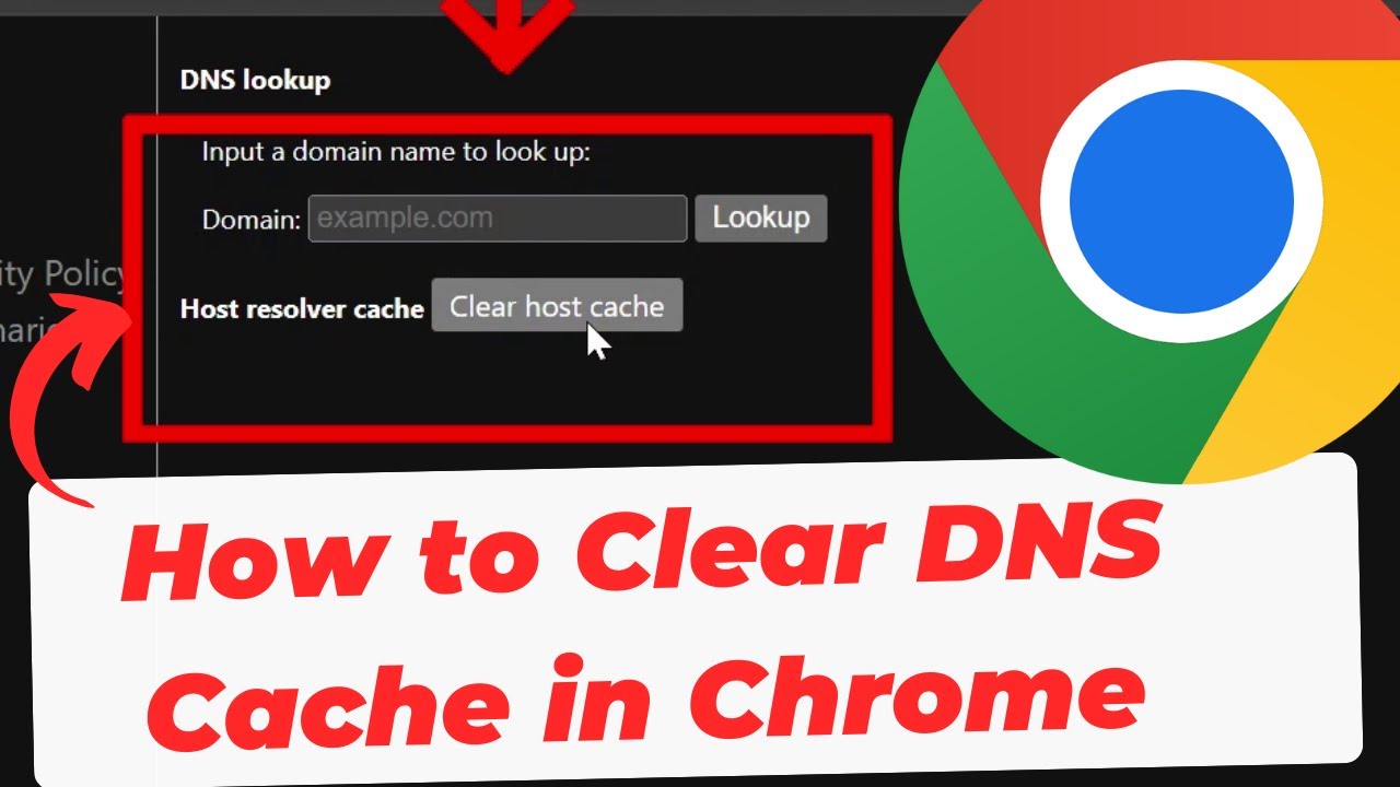 How to Clear DNS Cache in Chrome (Fix Loading Issues) - YouTube