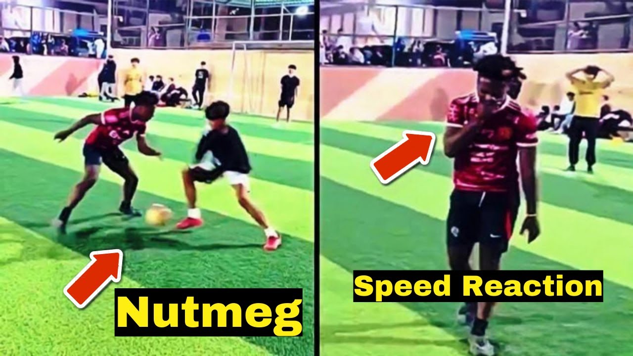 Cristiano Ronaldo Jr Nutmeg Speed and Hit him with the Ball 😱🤣 - YouTube