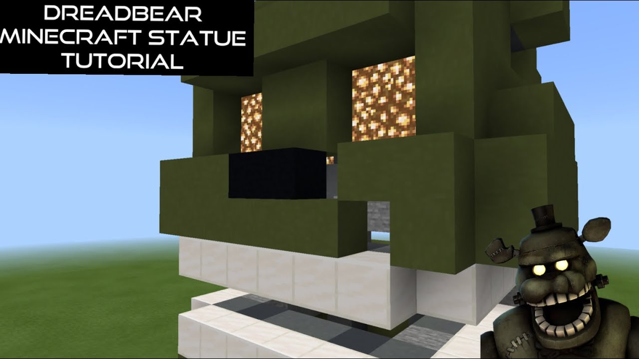 Dreadbear Minecraft Statue Tutorial (FNaF VR: Help Wanted) - YouTube