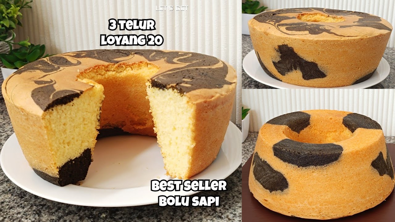 RESEP BOLU SUSU SAPI 3 TELUR BEST SELLER DI BAKERY || BOLU JADUL 3 ...