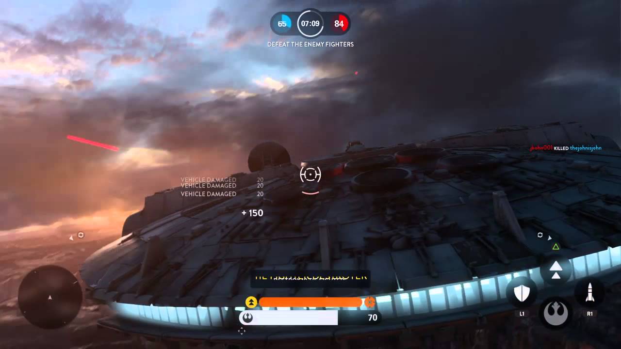 Millennium Falcon Destruction - YouTube