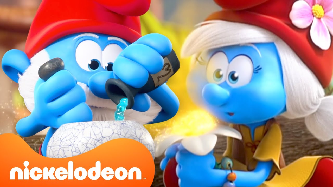 Papa Smurf vs Smurfwillow Potion CONTEST 🔮 | The Smurfs | Nickelodeon ...