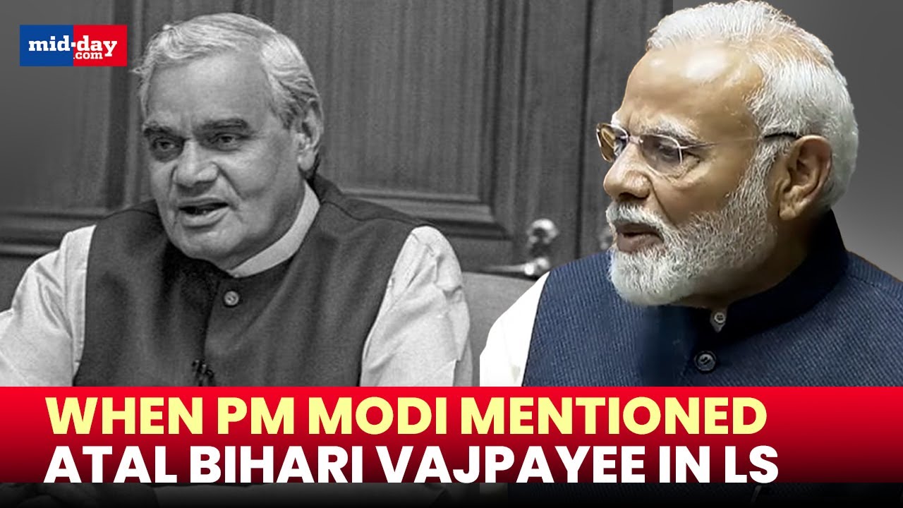 PM Modi recalls former PM Atal Bihari Vajpayee in Lok Sabha - Watch ...