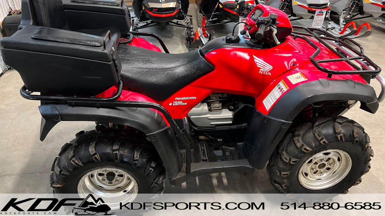 #22125 Honda Rubicon 500 2005 - YouTube