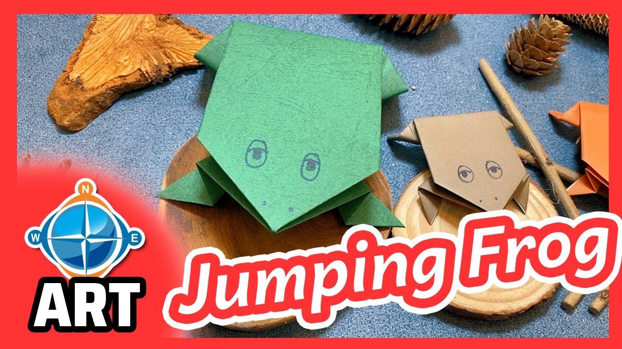 Jumping Frog | Fun How To Video! | NWE Kids Art - YouTube