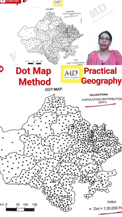 Dot Map Method Practical geography #ugcnetgeography #ntanetgeography # ...