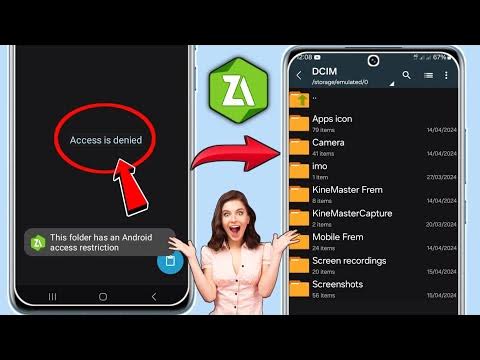 How to Fix Access Denied in Zarchiver (2024) | this folder has android access restriction ...