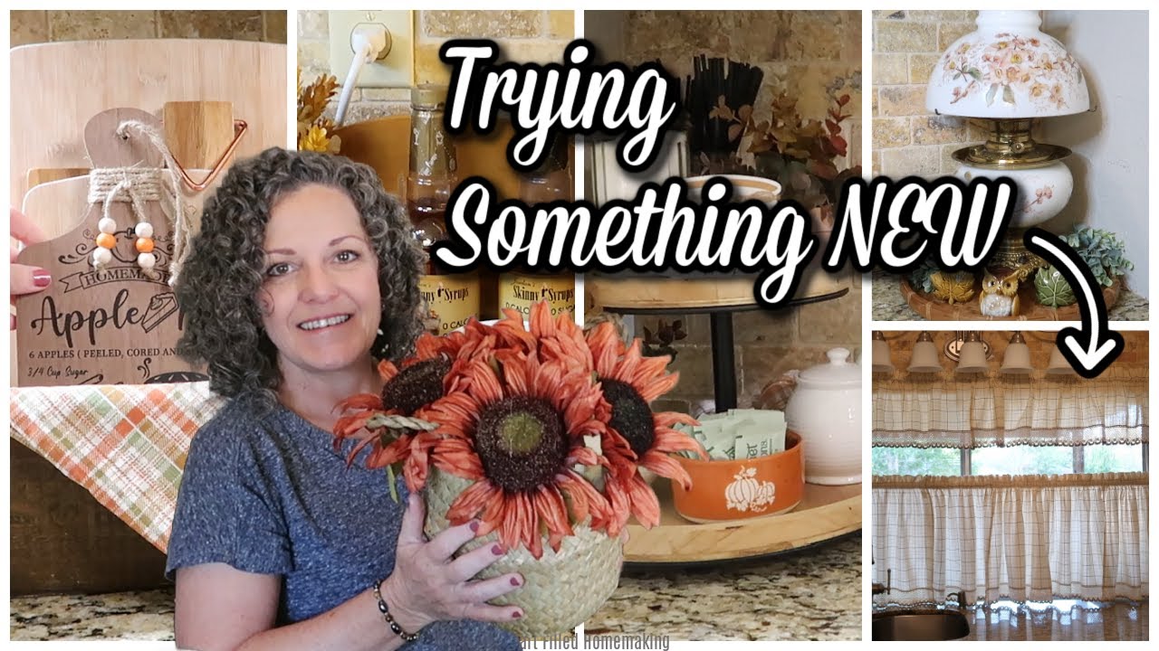 COZY FALL KITCHEN DECOR & TRYING SOMETHING NEW | Heart Filled ...