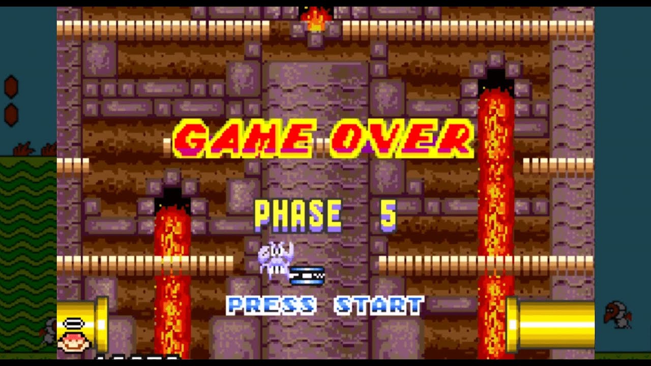 Super Mario Advance (Mario Bros.) - Game Over (GBA) - YouTube