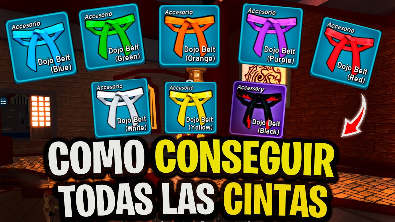 COMO CONSEGUIR TODOS LOS CINTURONES DEL DOJO EN BLOX FRUITS - YouTube