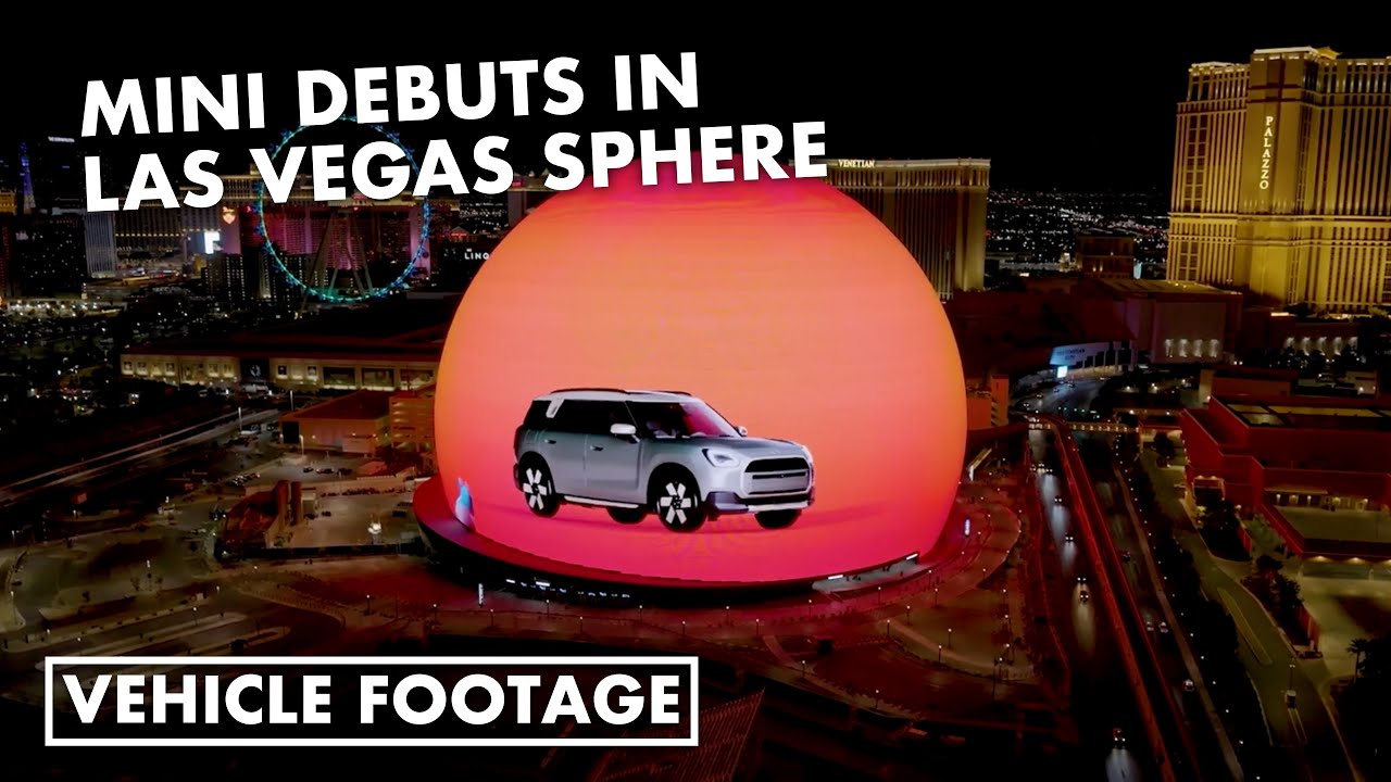 Mini takes center stage on the Sphere in Las Vegas - YouTube