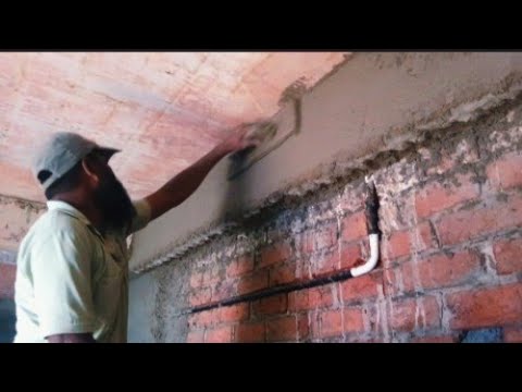 “Bheem Ka Plaster Kaise Kiya Jata Hai | Real Site Par Mistri Ka Kaam ...