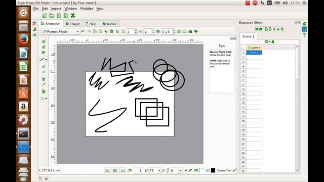 TupiTube Desk: Vector drawing tools - YouTube