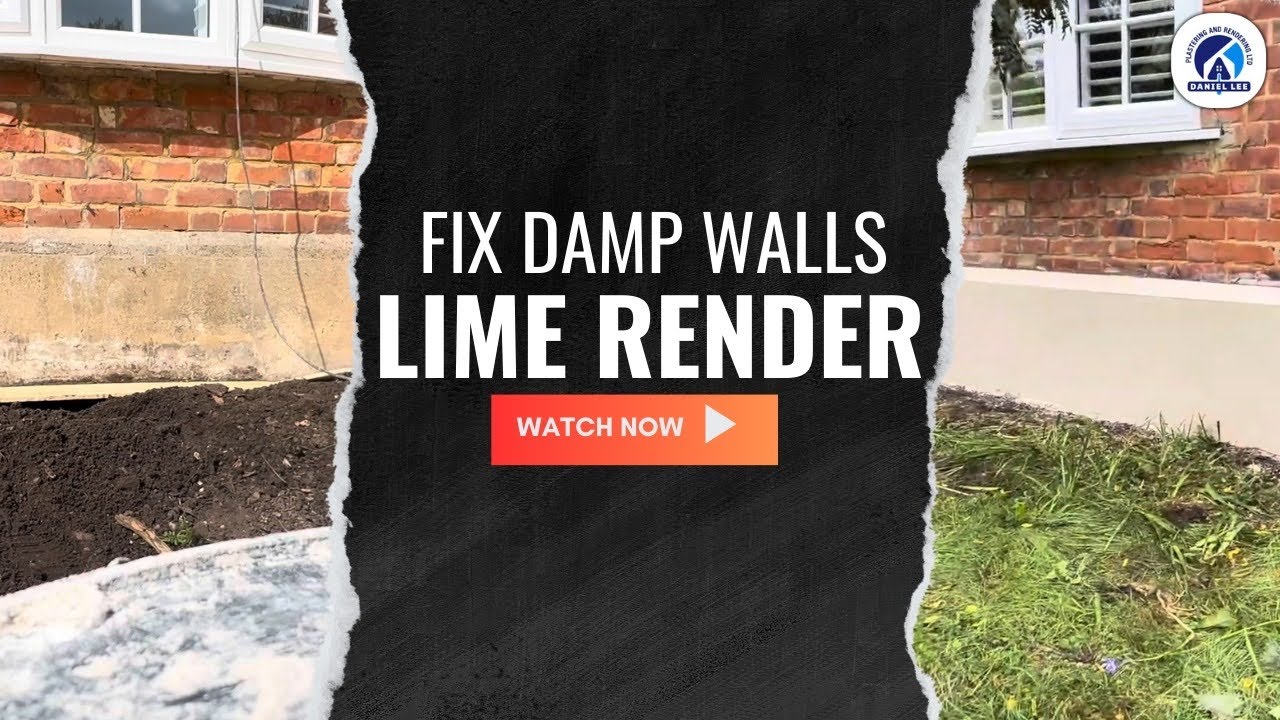 Lime render: Replacing a damaged damp course . - YouTube