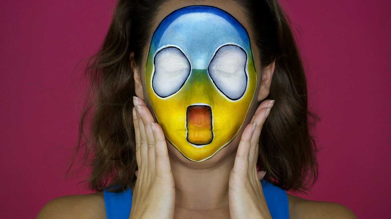OMG Emoji Makeup Tutorial (Day 20 of 31 Days of Halloween) - YouTube