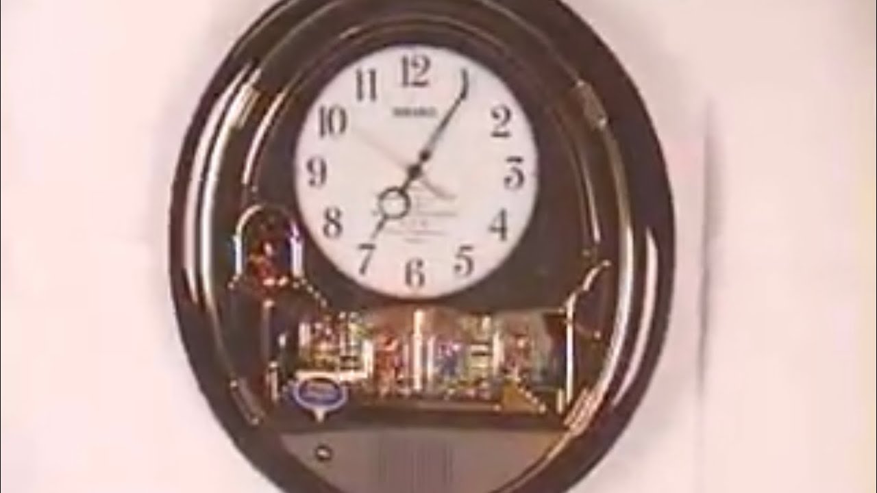 Seiko QXM115BRH Melodies In Motion Clock - YouTube