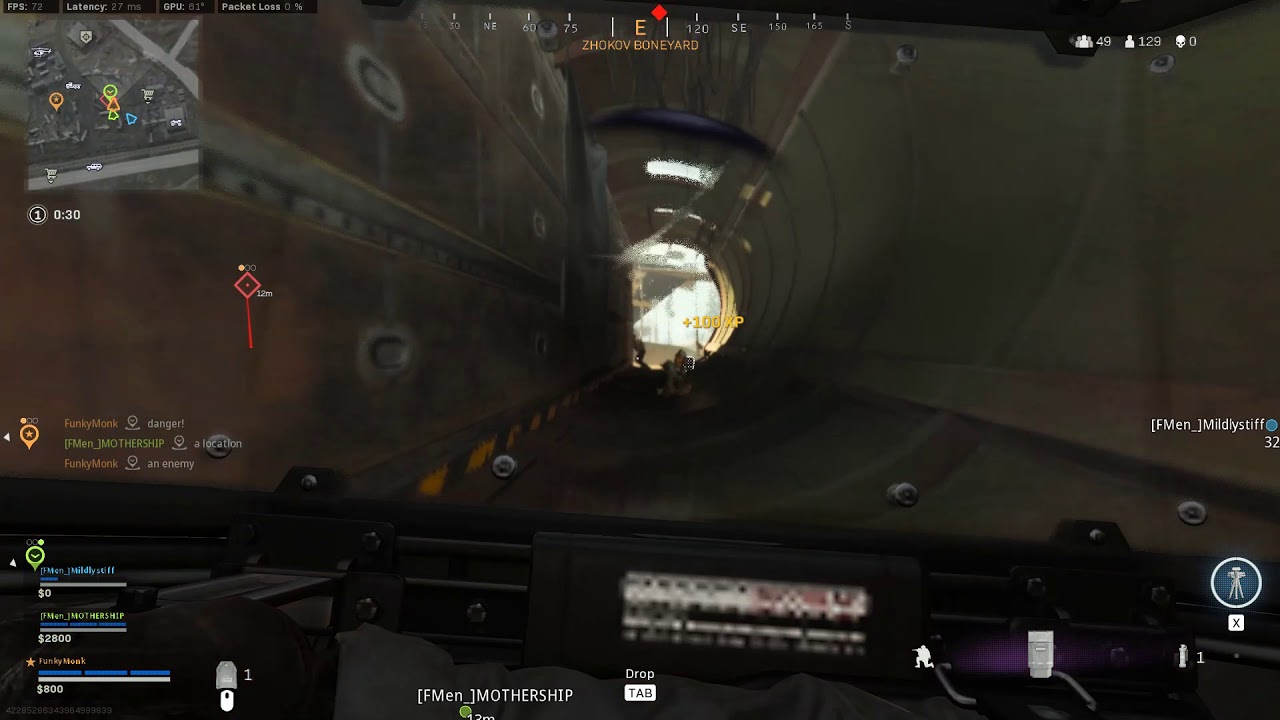 downed warzone player still shoots - YouTube