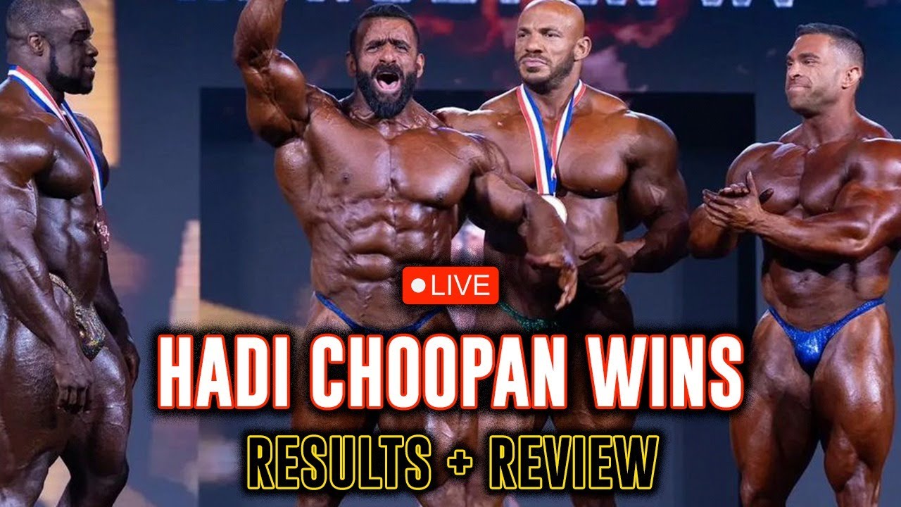 LIVE 🔴 HADI CHOOPAN WINS 2022 Mr Olympia | Post Show REACT... What now for Big Ramy? - YouTube