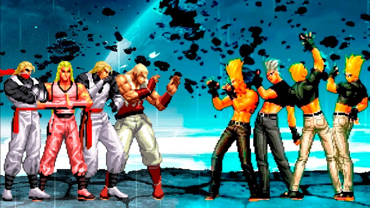 [KOF Mugen] Andy Bogard Team vs Benimaru Nikaido Team - YouTube