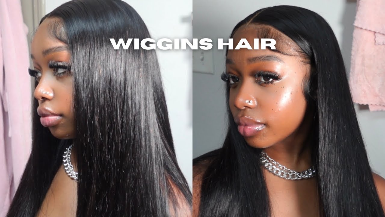 BUSS DOWN MIDDLE PART BEST SILKY STRAIGHT HAIR EVER |EARLY AUTUMN WIG ...
