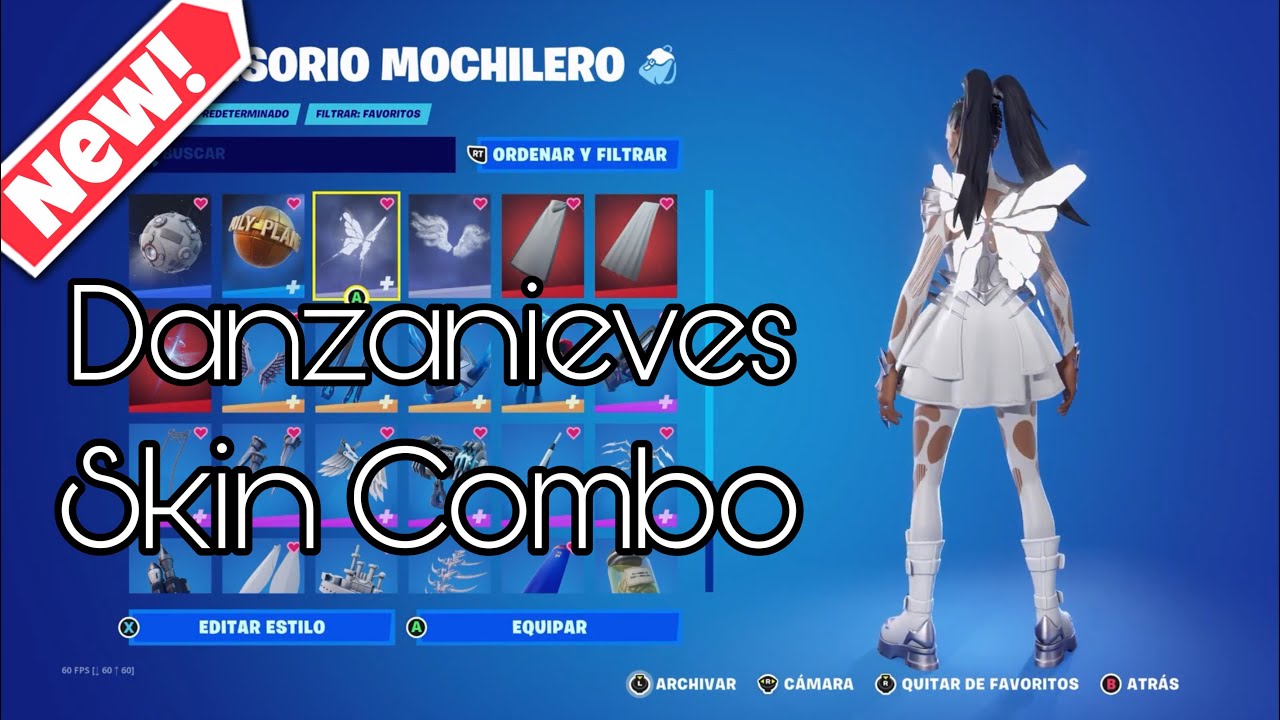 Danzanieves Skin Combo Snow Dancer Skin Combo - Fortnite 2022 - YouTube
