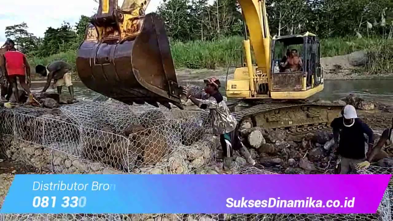 Ukuran Bronjong Kawat Sukses Dinamika - YouTube