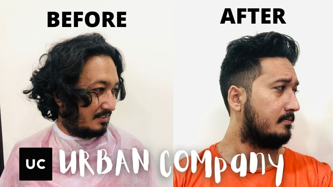 URBAN CLAP HAIR CUT EXPERIENCE AT HOME | HEAD MASSAGE | URBAN COMPANY ...