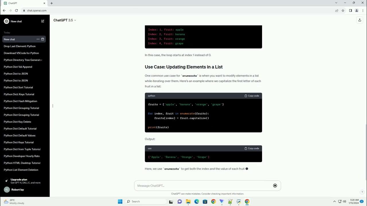 Python Enumerate For Loop Example Youtube