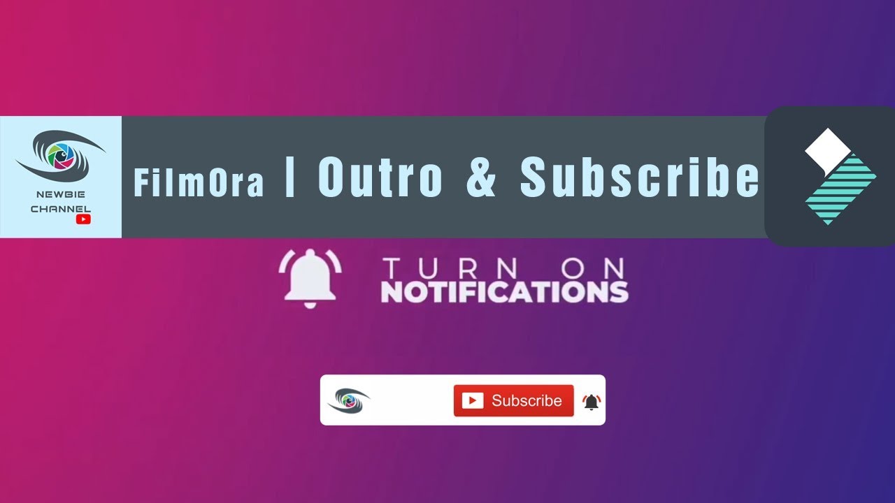 FilmOra | Làm Outro & Nút Subscribe dễ dàng cho video | Tutorials - YouTube
