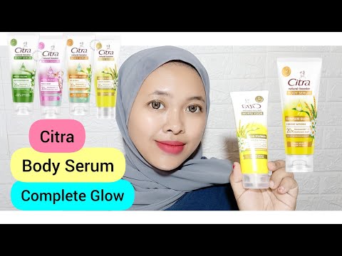 Review Citra Body Lotion - Citra Natural Booster Body Serum Complete Glow  | By Vapinka Makeup
