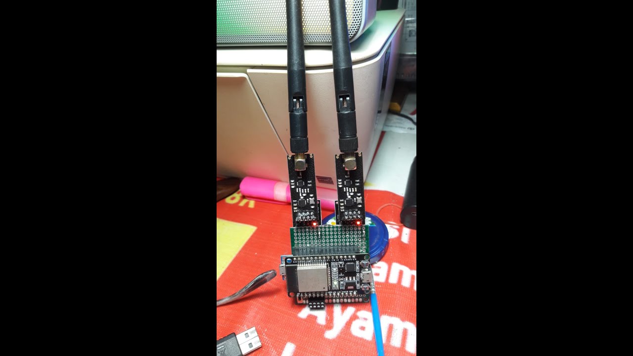 BLE Double Jammer 2 x NRF24L01 - Educational Only #shorts - YouTube