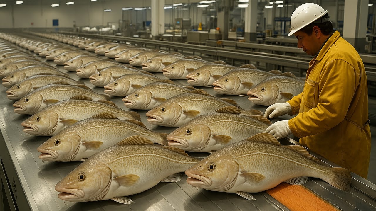 Millions of Cod Fish Caught in One Night – Shocking Processing Secrets ...