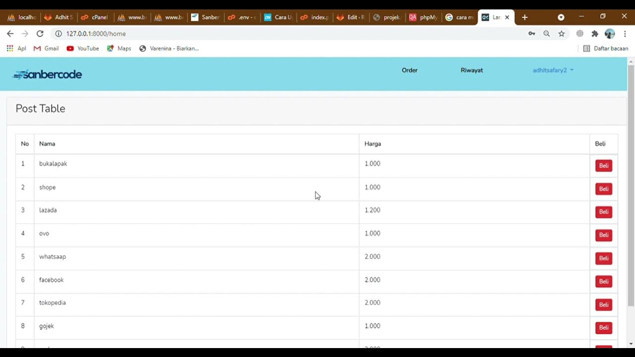 Demo Final Project Sanbercode (Kang OTP) - YouTube