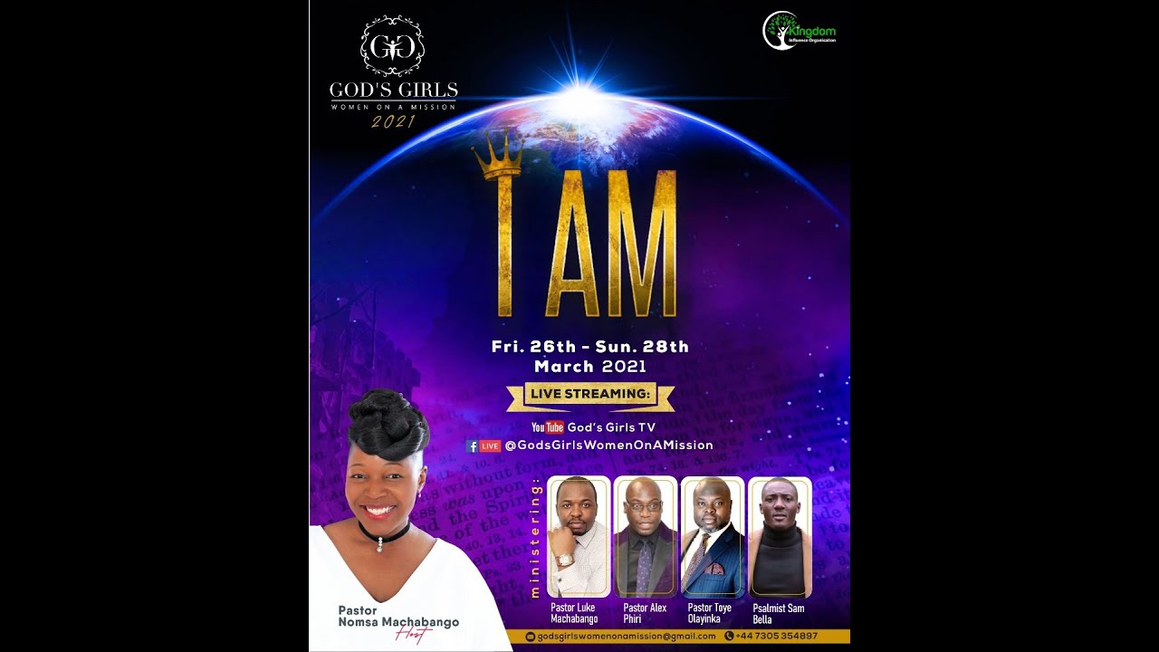 God's Girls Annual retreat - 'I AM' - Day 3 with Pastor Alex Phiri ...