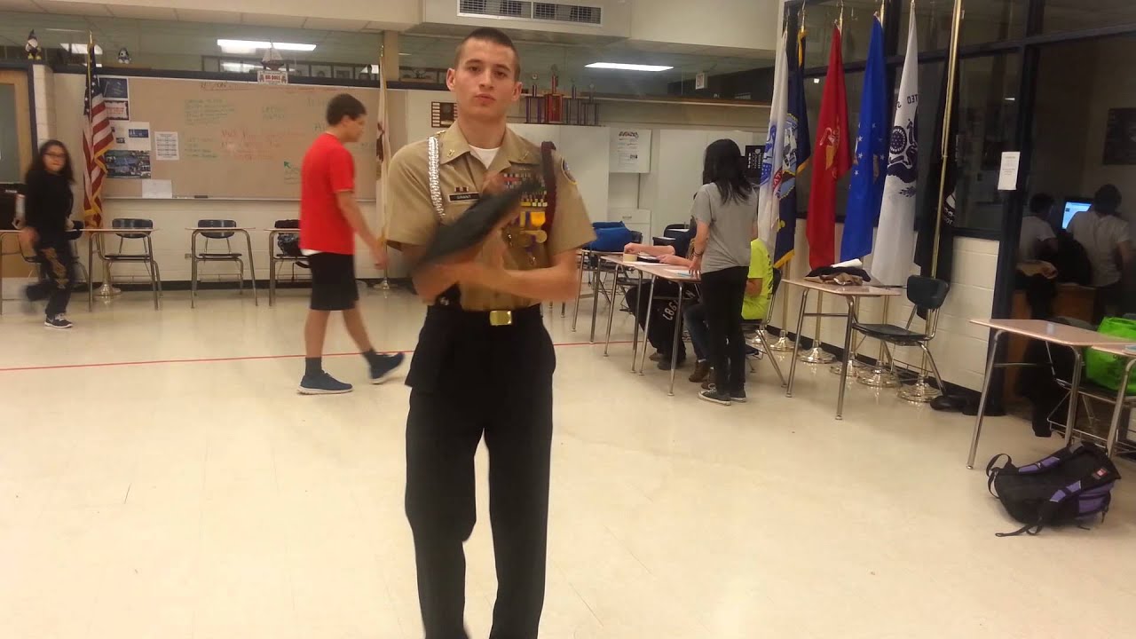 Armed Exhibition solo two handed spin - YouTube