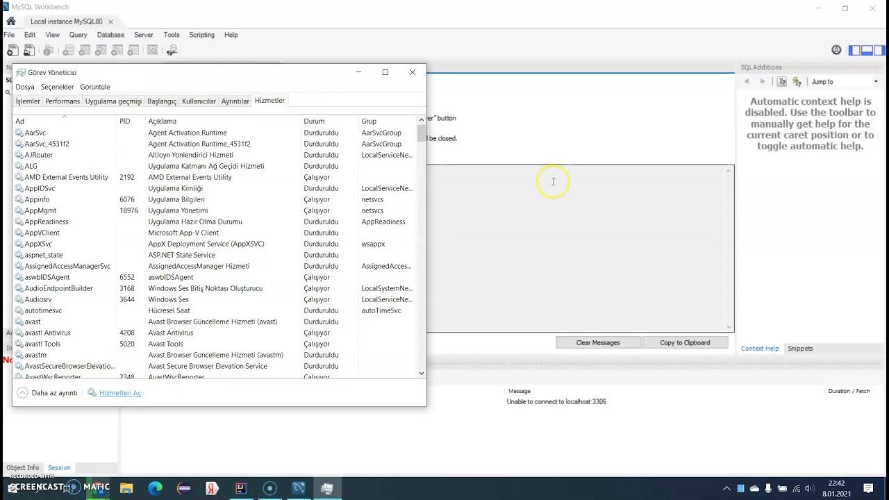 MySql - No connection established - YouTube