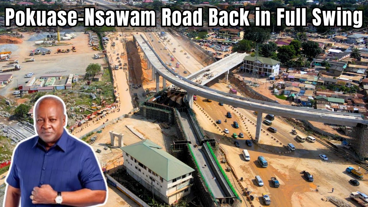 Work Resumes on Ghana’s Elegant Ofankor–Pokuase–Nsawam Highway ...