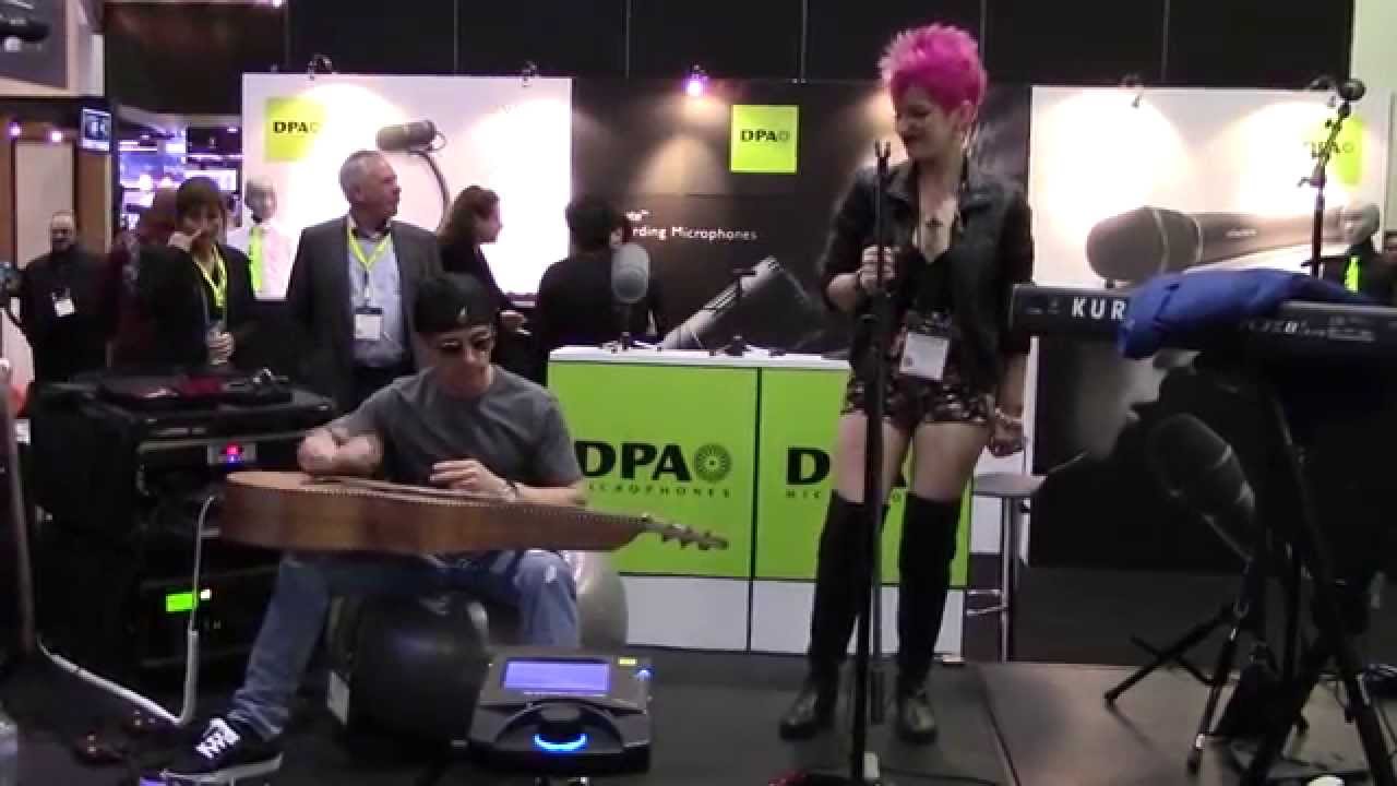 Michaela Paige & Dan Spitz covering Hendrix "Hey Joe" @ NAMM 2015 - YouTube