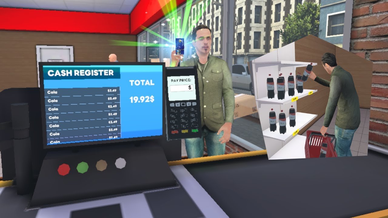 Retail Store Simulator Gameplay (by Kosin Games) | New Store Management ...