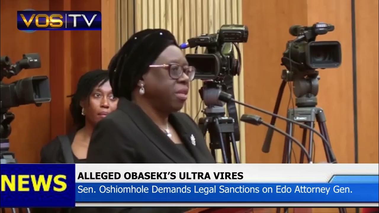 "How will you address Gov. Obaseki's abuse of power?" Oshiomhole asks new CJN - YouTube