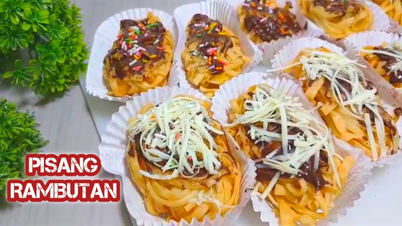 ENAK & SIMPLE‼️ PISANG RAMBUTAN - KRIUK & MANIS LEGIT DI DALAM - YouTube